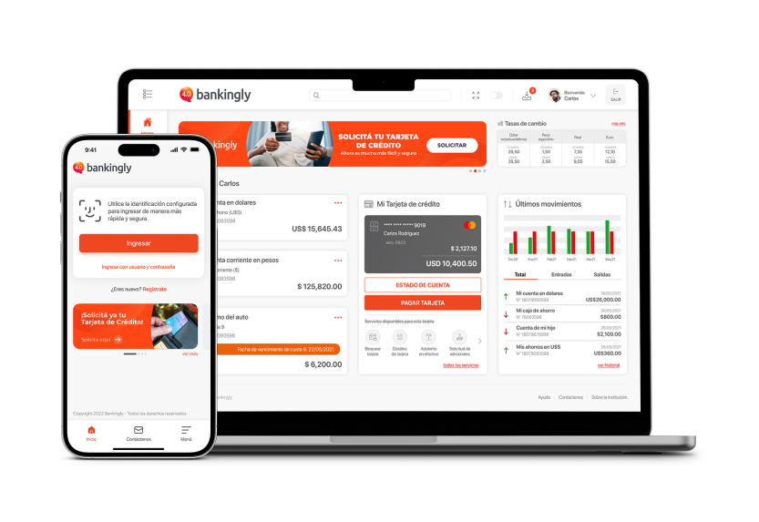 Banque web & mobile - Bankingly